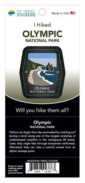 Olympic I Hiked – My Travel Stickers